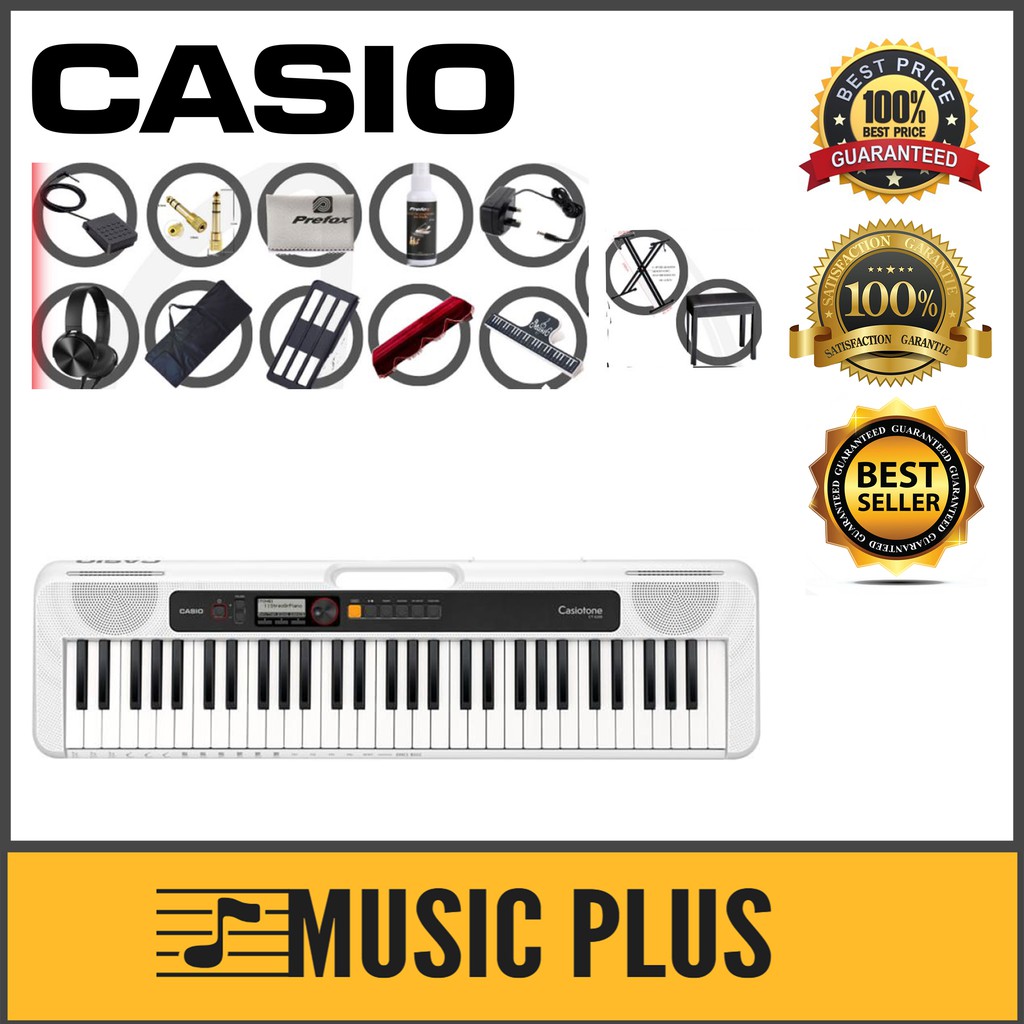 Casio CT-S200 61-Keys Casiotone Keyboard with Keyboard Stand, Headphone ...