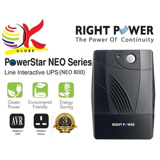 RIGHT POWER 800VA UPS (POWERSTAR NEO 800) AVR AVS AUTOMATIC VOLTAGE ...