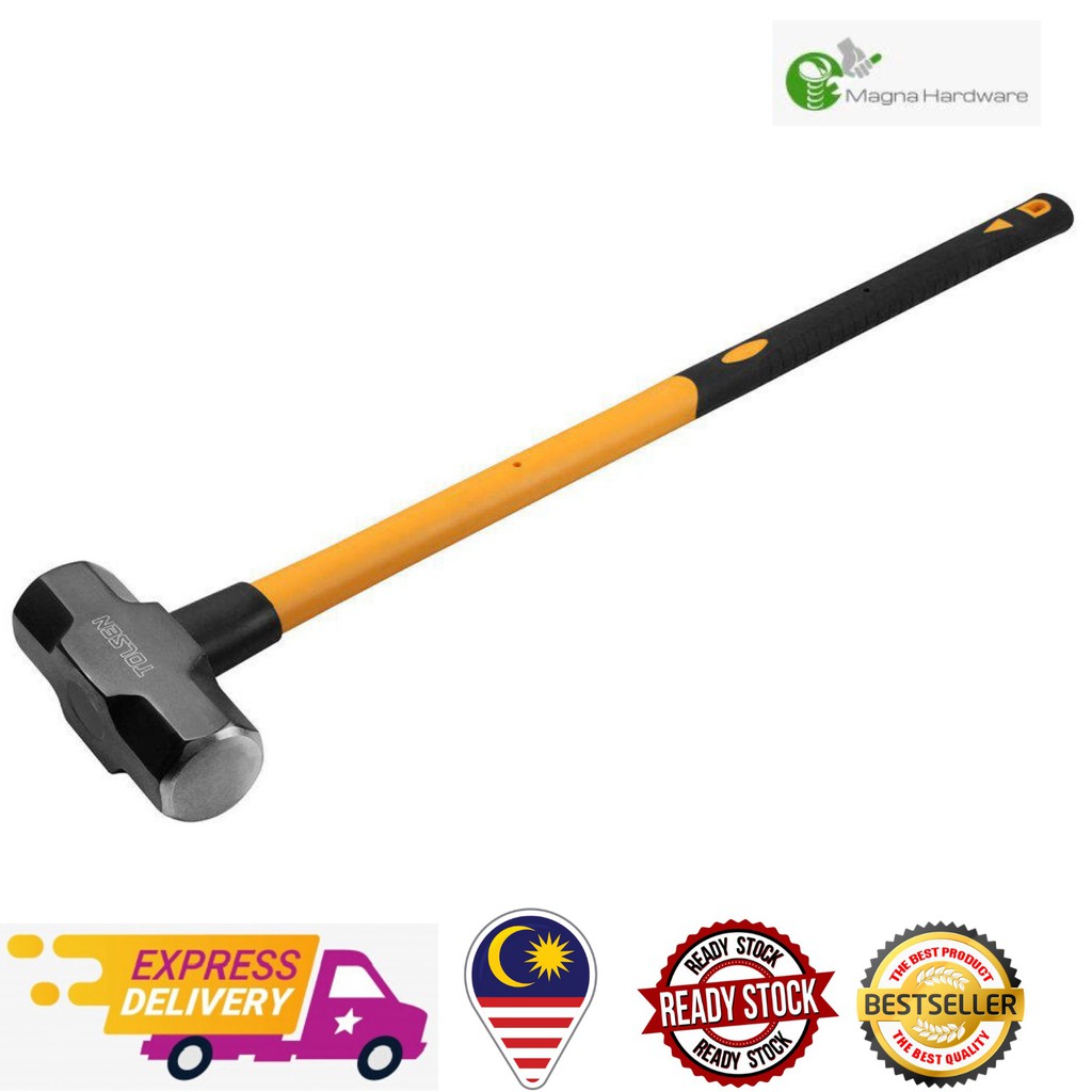 3 lbs Sledge Hammer - Fiber Handle / Pemukul Besar - Pemegang Serat ...