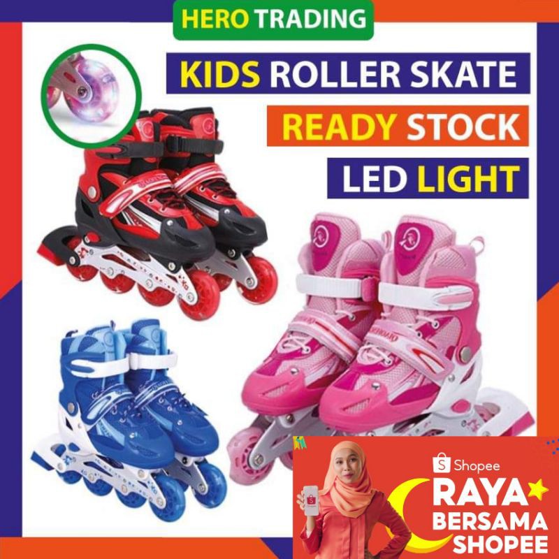 Kasut Roda Kasut Roda Budak Roller Skate Roller Blade Adjustable Roller ...