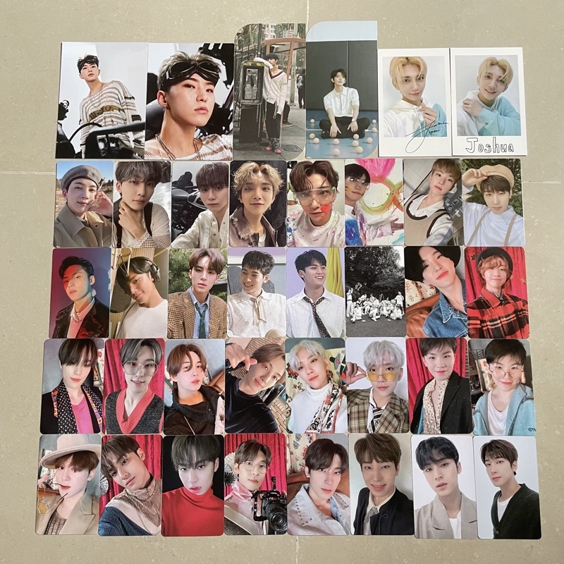 SEVENTEEN PHOTOCARD ATTACCA FACE THE SUN WONWOO MINGYU JEONGHAN SEUNGKWAN WOOZI CARAT PHOTOBOOK ...