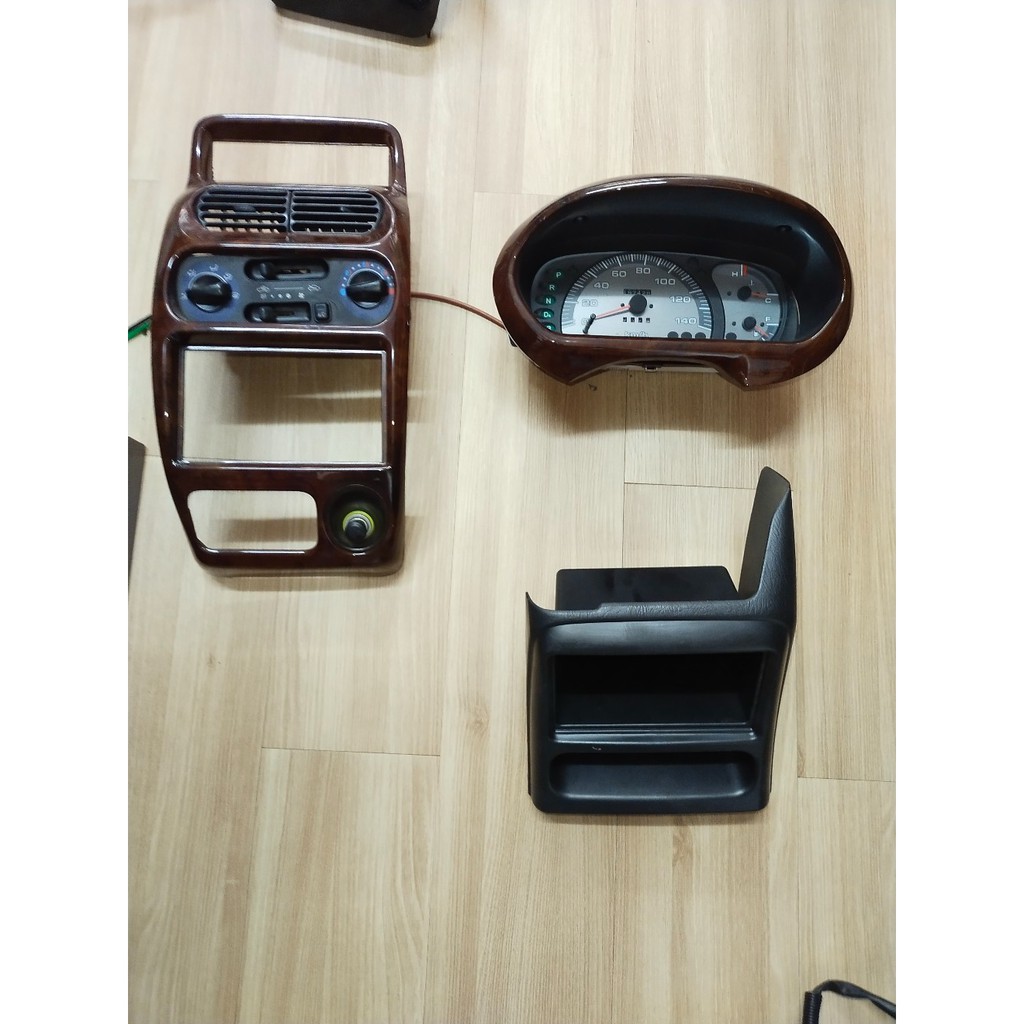 **Original Walnut Daihatsu L9 Kenari Move RS Panel Meter Panel Radio ...