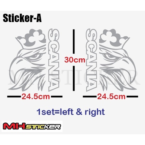 Scania Custom Design Cutting Stickers-Part 2 (Lorry, Cars, Motor ...