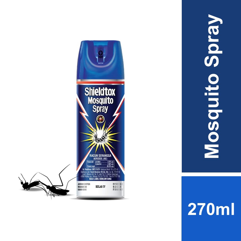 Shieldtox Mosquito Spray Aerosol (270ml/600ml/800ml) | Shopee Malaysia