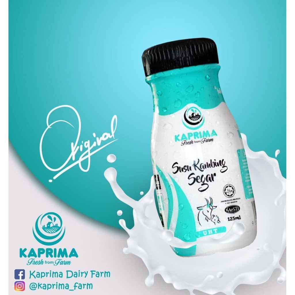 Susu Kambing Segar UHT KAPRIMA 125ml | Shopee Malaysia