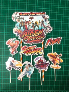 Street Fighter cake topper set | Shopee Malaysia