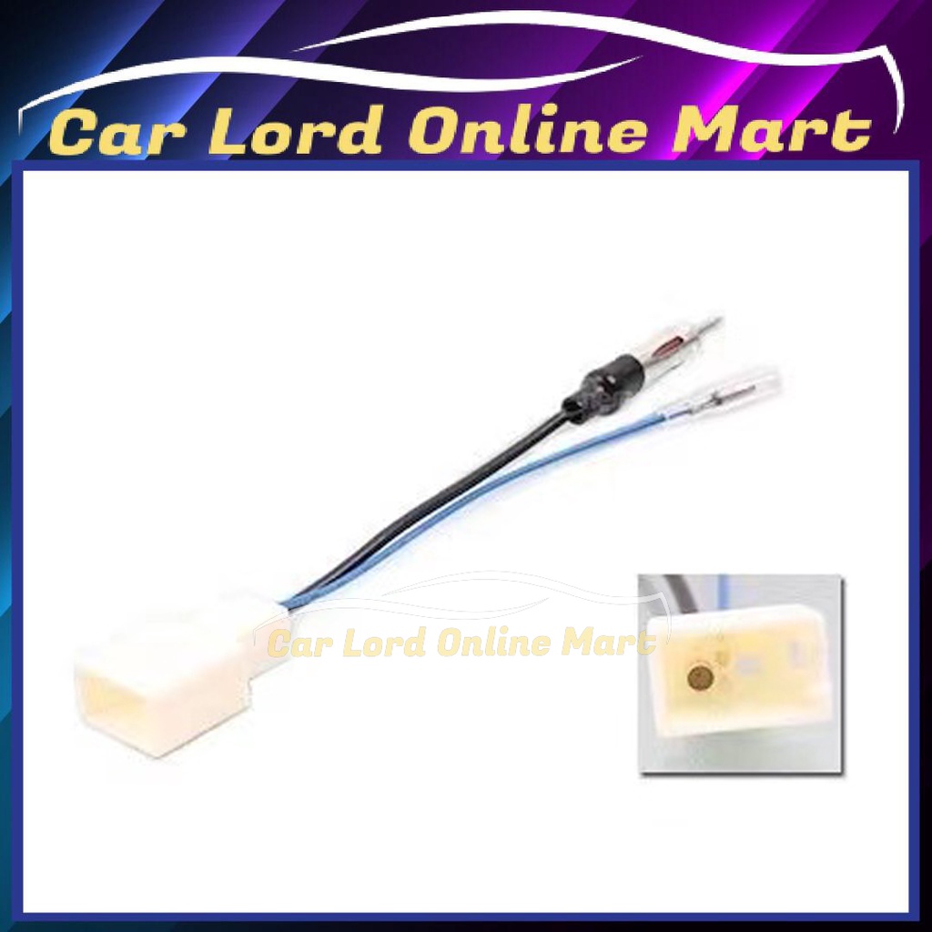TOYOTA OEM Plug and Play Radio Antenna Cable adapter Socket | Shopee ...