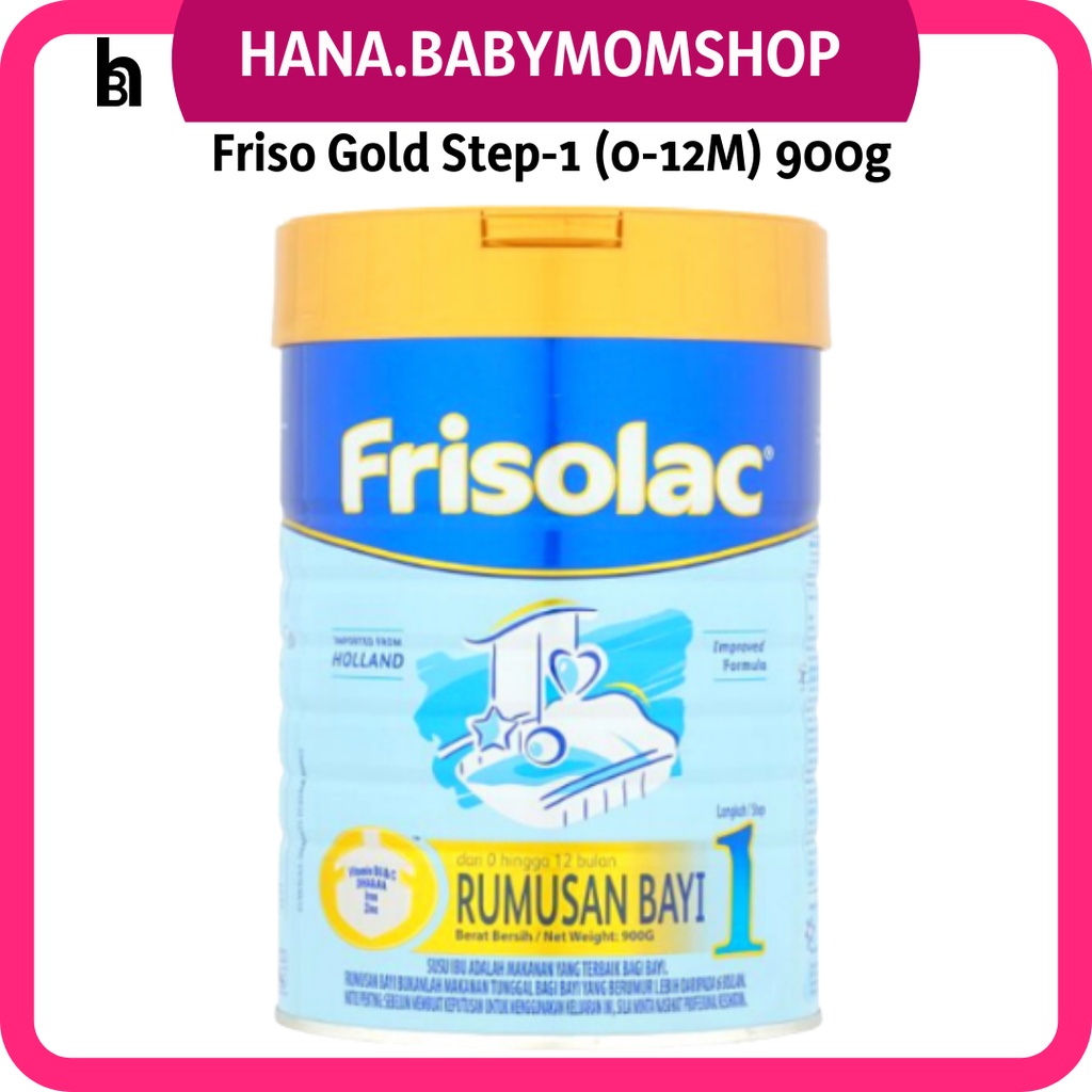 Frisolac Step 1 Formula Milk (0-12 Months) 900g Susu Frisolac Step 1(0 ...