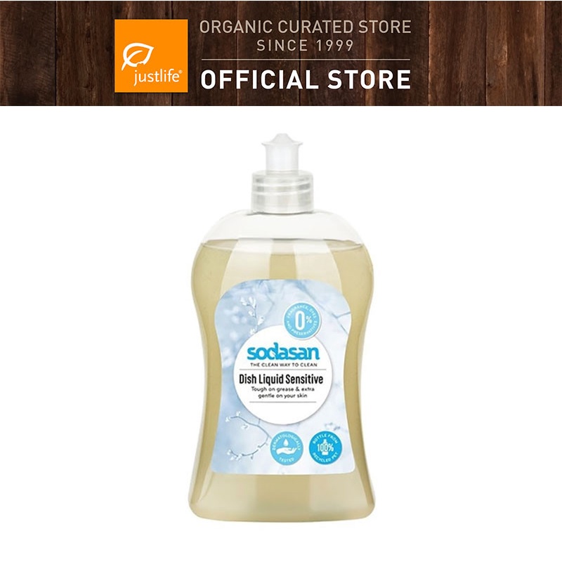 Sodasan Organic Ecological Dishwashing Liquid Sensitive, 500ml | Shopee ...