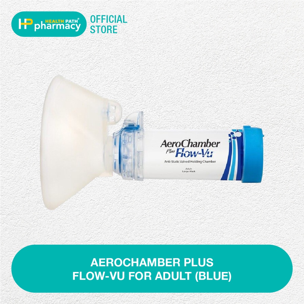 AeroChamber Plus Flow-Vu for Adult (Blue) | Shopee Malaysia