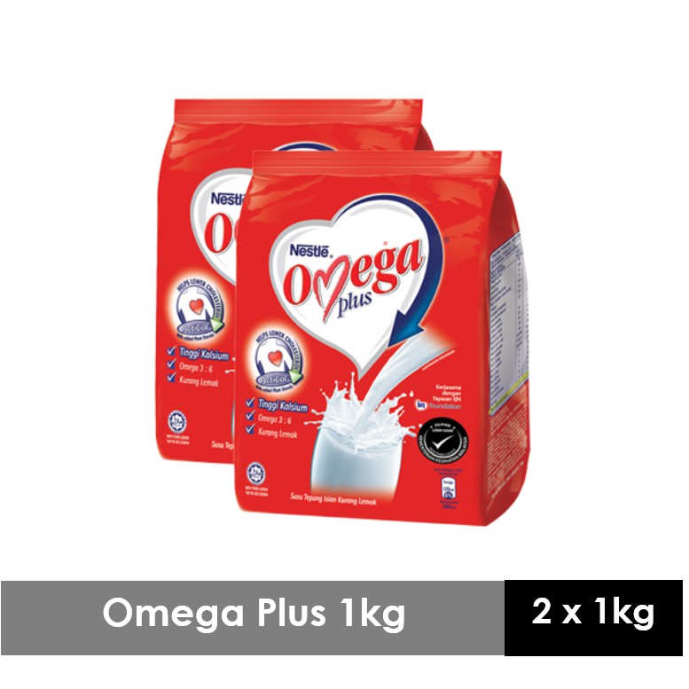 Nestle Omega Plus Adult Milk Powder 1kg x 2 | Shopee Malaysia