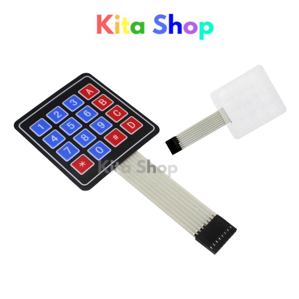Membrane Switch Keypad 4X4 (Arduino Controller Compatible) | Shopee ...