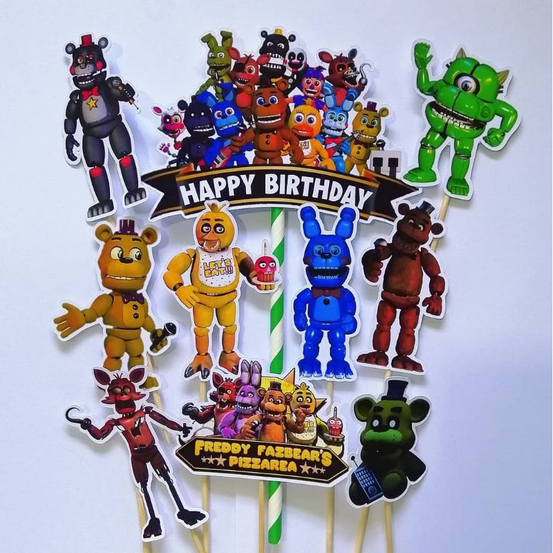 Five Nights At Freddys Cake Topper Birthday (Ready Made/Custom Made ...