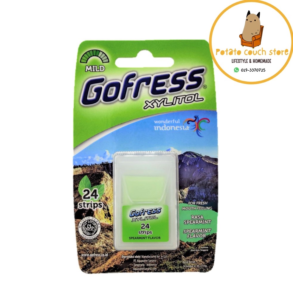 Gofress Refreshing Oral Care Strips (Spearmint) | Shopee Malaysia