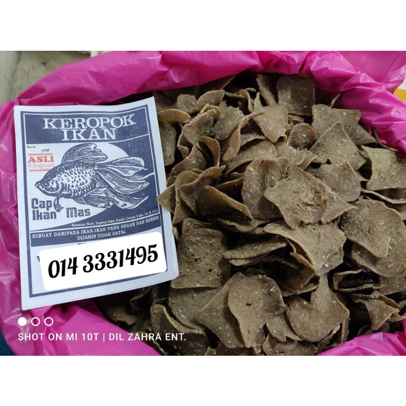 Keropok Cap Ikan Mas Asli, Keropok Bulat, Keropok Panjang | Shopee Malaysia