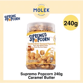 Supremo Popcorn Caramel Butter/ Salted Egg/ Chocolate (240g) | Shopee ...