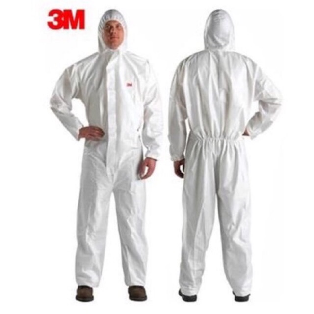 3M 4510 4515 Disposable Coverall Protective Clothing Suit for Medical ...