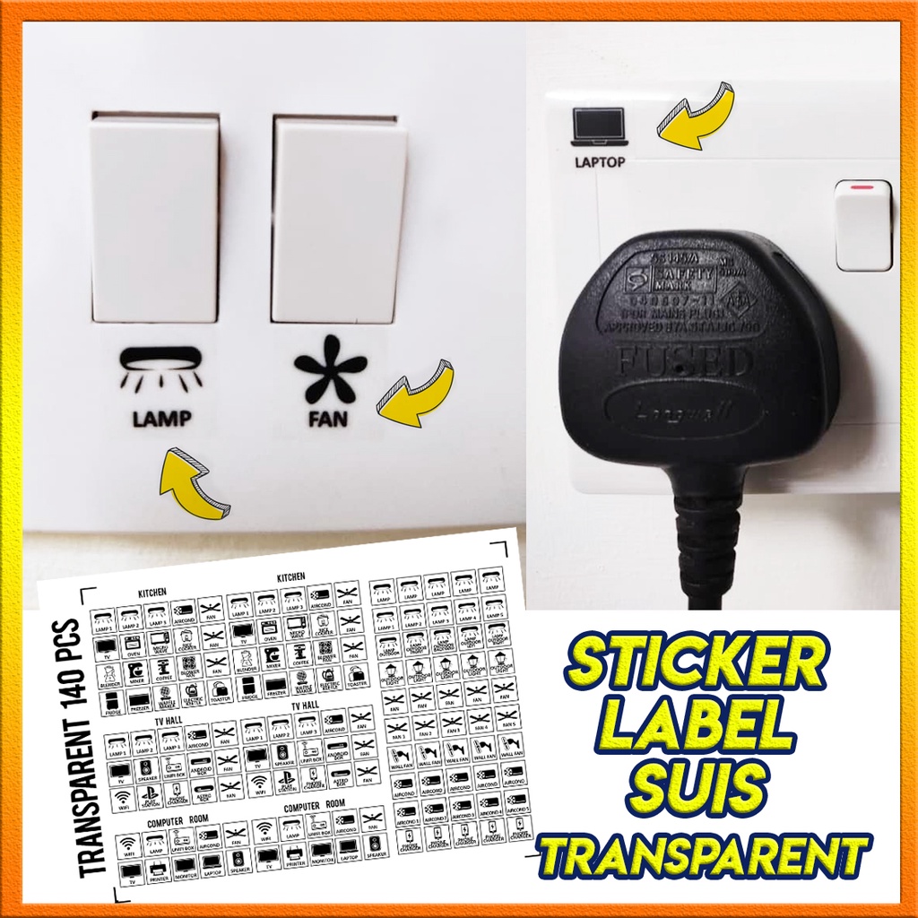 suis label sticker / switch label sticker | Shopee Malaysia