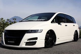 Honda Odyssey rb1 rb2 v vision bodykit body kit front rear bumper side ...