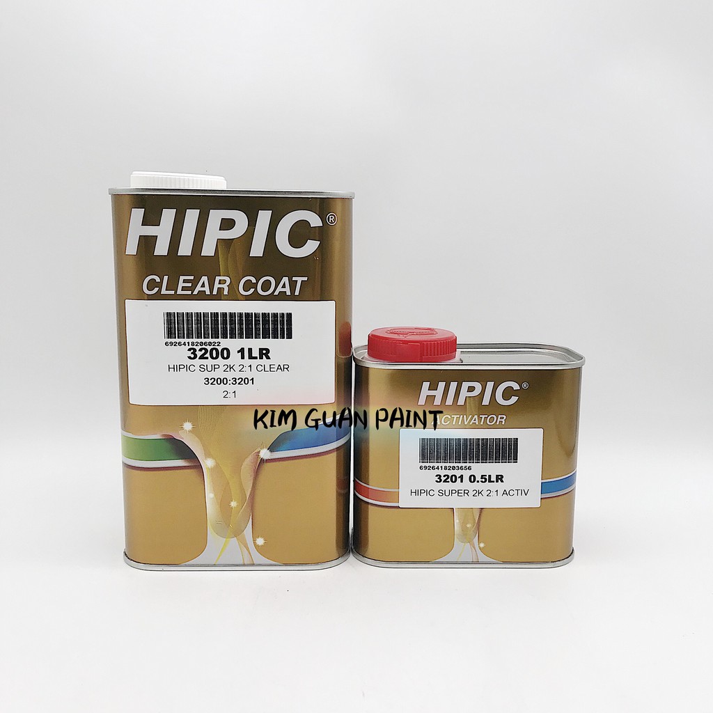 Hipic 3200 Clearcoat 2K 2-1 Clear | Shopee Malaysia