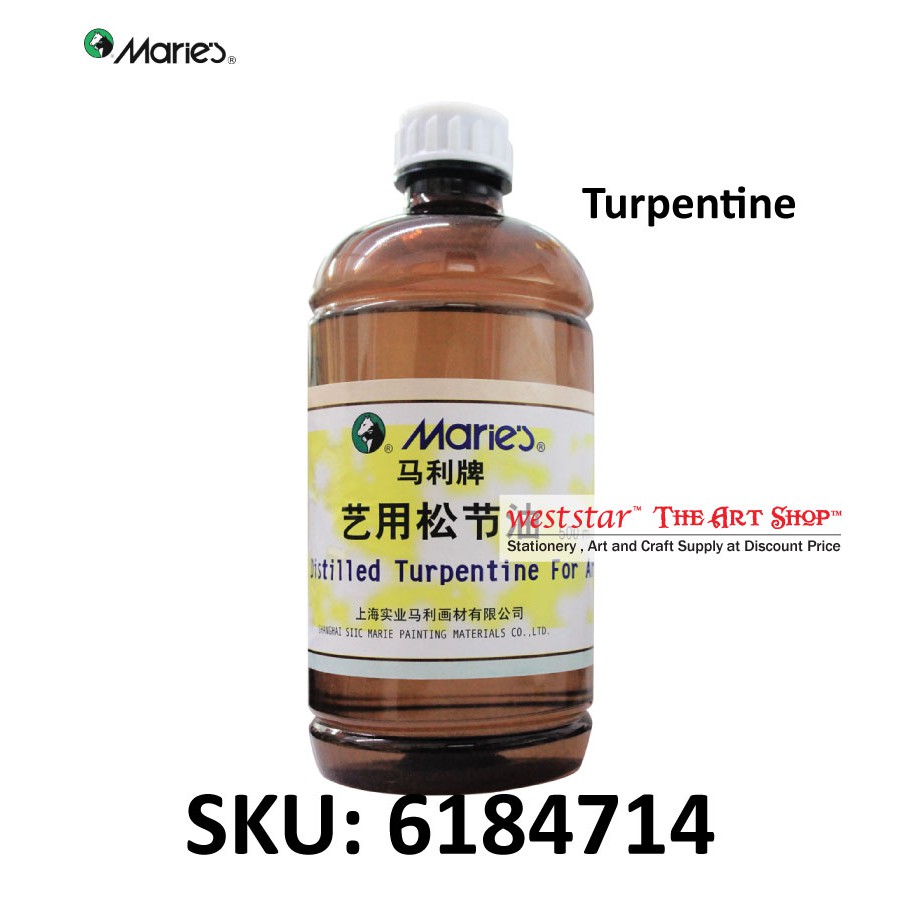 [Weststar The Art Shop] (6184714) Marie's Distilled Turpentine 500ml ...