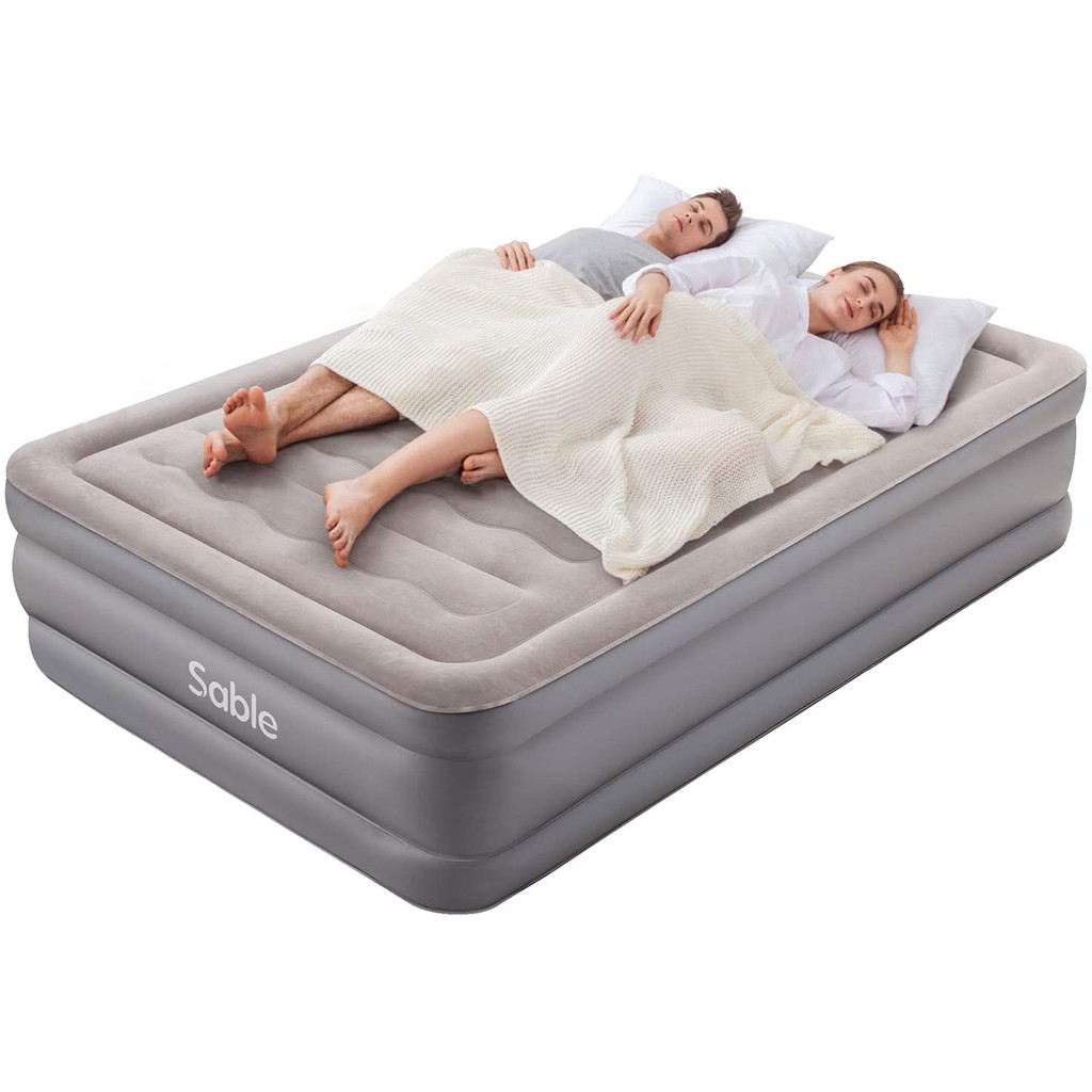Sable Queen Size Air Mattresses With Built-in Electric Pump Inflatable ...