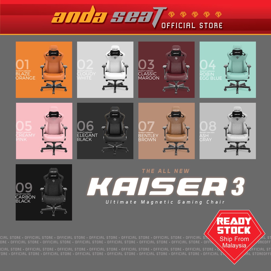 andaseaT New Kaiser 3 Series Premium Gaming Chair with Upgraded ...