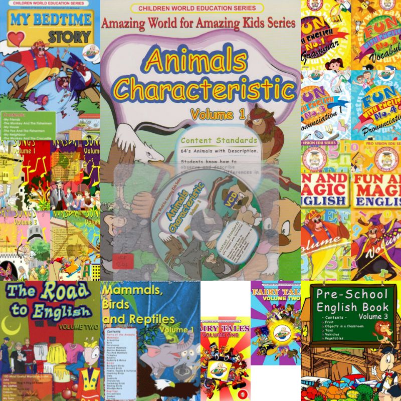 Children World Education Series | Include VCD | Shopee Malaysia