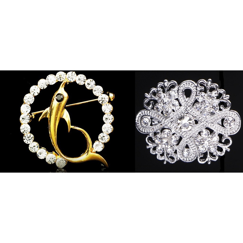 Brooch/Kerongsang/Pin Tudung Korean Version With Rhinestone Special ...