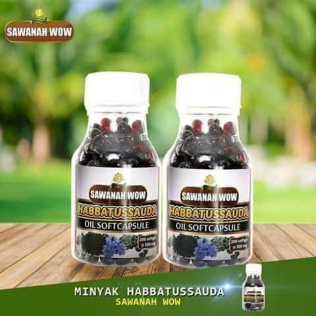 HABBATUSSAUDA SAWANAH 200 SOFTGEL (500MG) | Shopee Malaysia