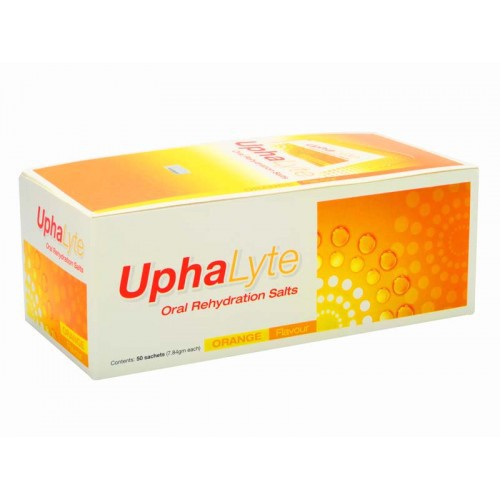 UPHALYTE Oral Rehydration Salts ( ORS ) Orange Flavour 1 SACHET ...