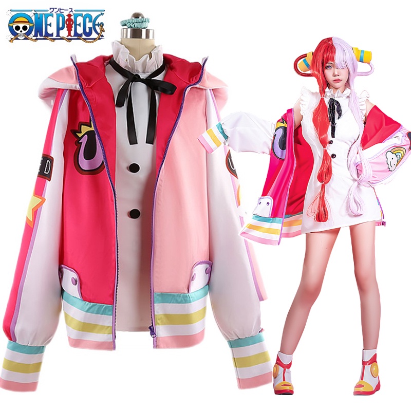 Anime One Piece Film Red Uta Cosplay CostumeWomen Cute Dress Uniform ...