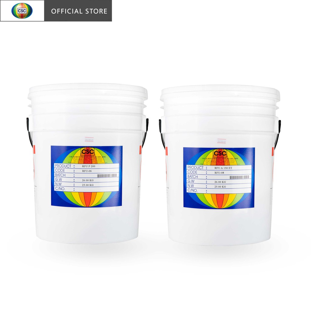 CSC Low Solid Water Based Silkscreen Printing Ink RFU - P200 NF/A 150 ...