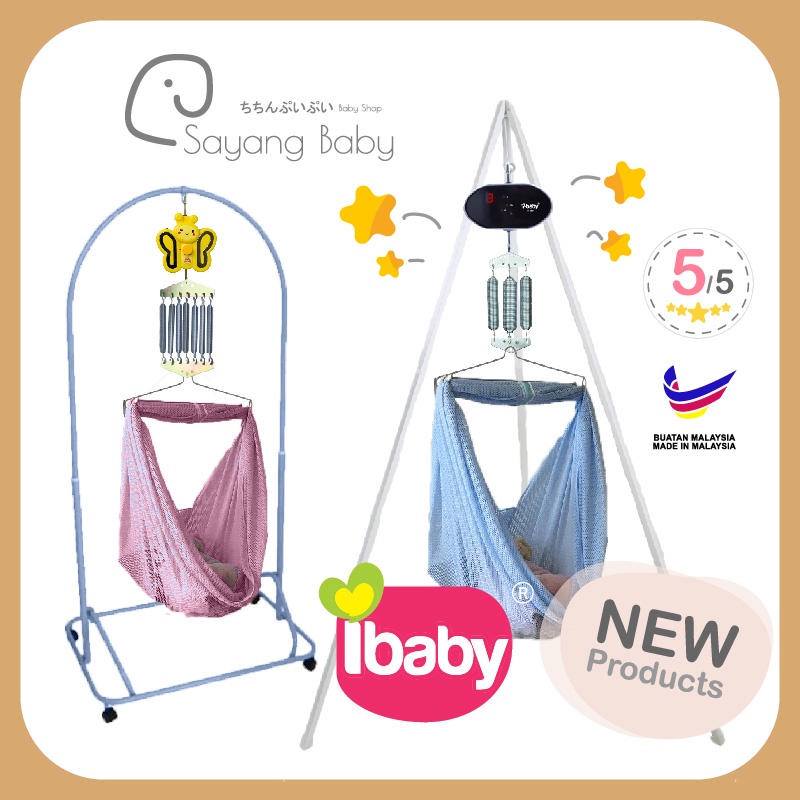Baby Cradle Swing Rangka Buaian/ Murah Bayi Besi Sarong Cradle/ buai ...
