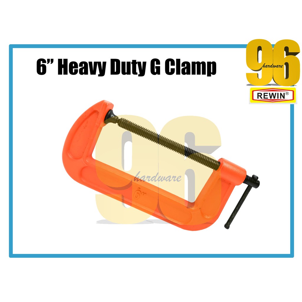 Heavy Duty G Clamp 6" | Shopee Malaysia