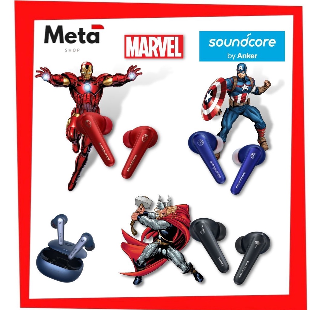 Anker x Marvel Limited Edition A3951 Soundcore Liberty Air 2 Pro True Wireless Earbuds, Targeted ...
