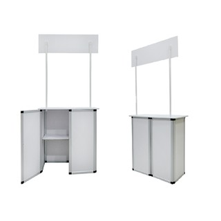 Portable Aluminium Promotion Counter Table Foldable Booth Kiosk ...