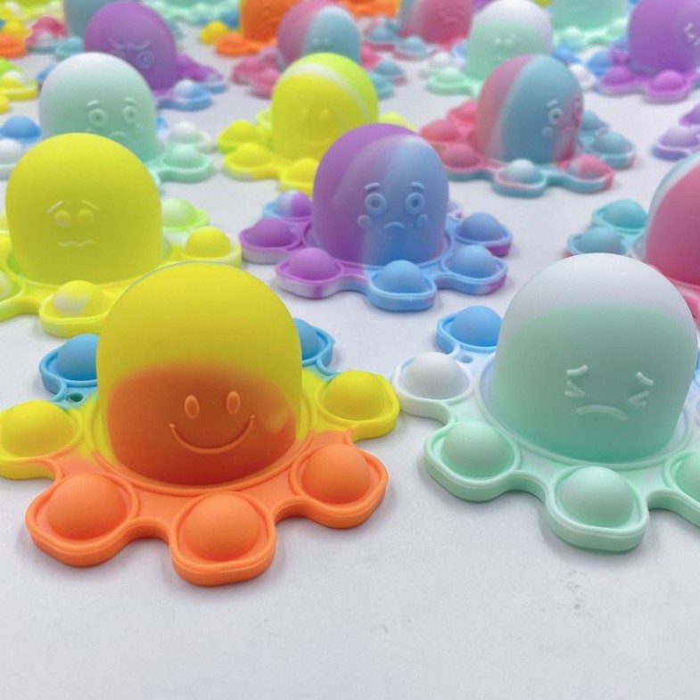 New Pop It Octopus Push Pops Bubble Toy Anti-stress Fidget Toys ...