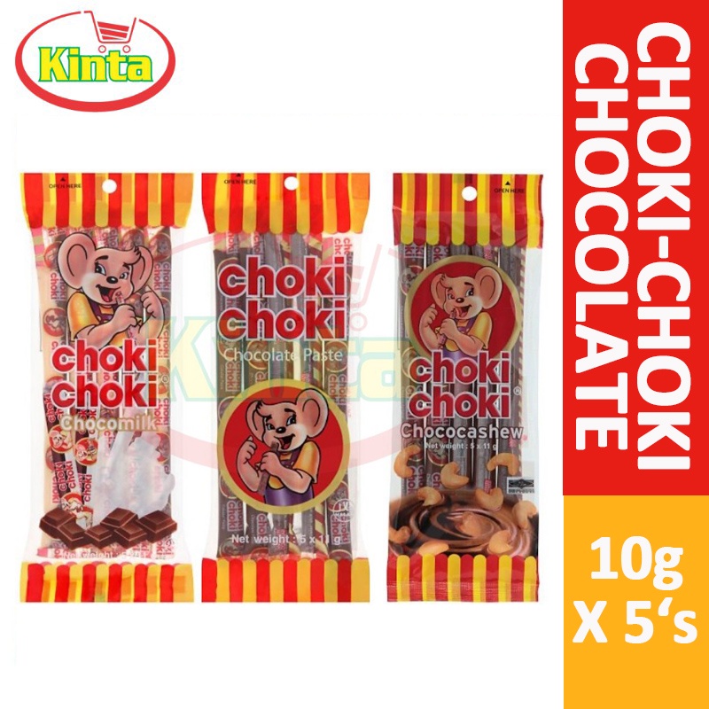 [NEW] Choki Choki Chocolate 10g x 5's | Shopee Malaysia