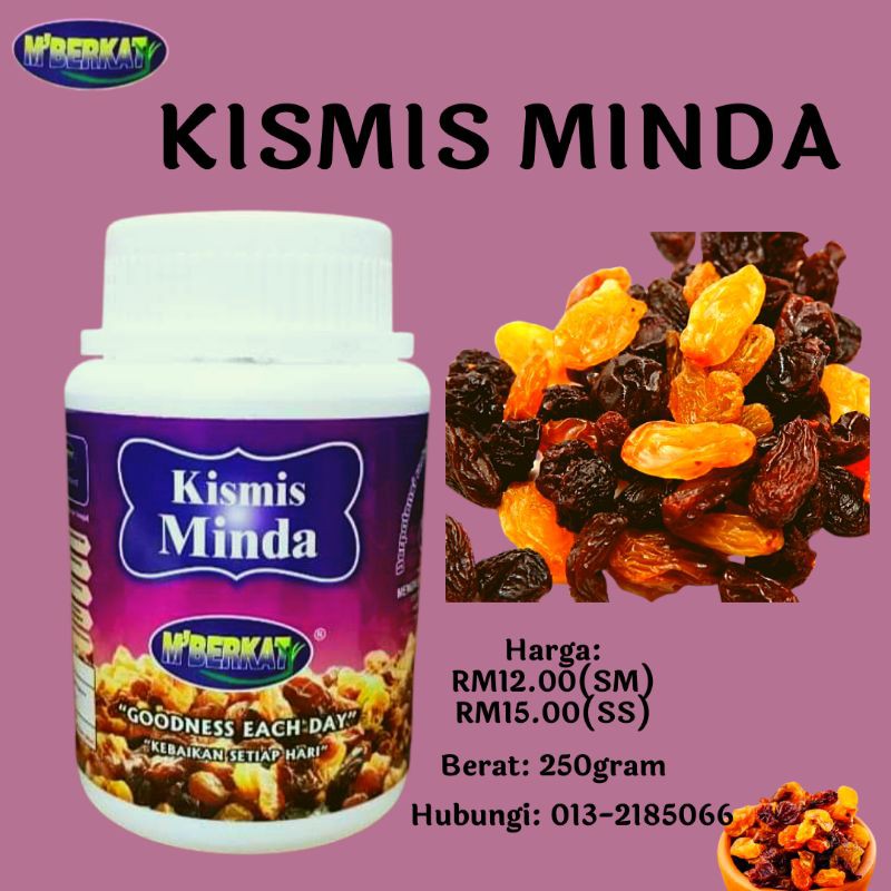 Kismis Minda 250g M'BERKAT mberkat sz purnama | Shopee Malaysia