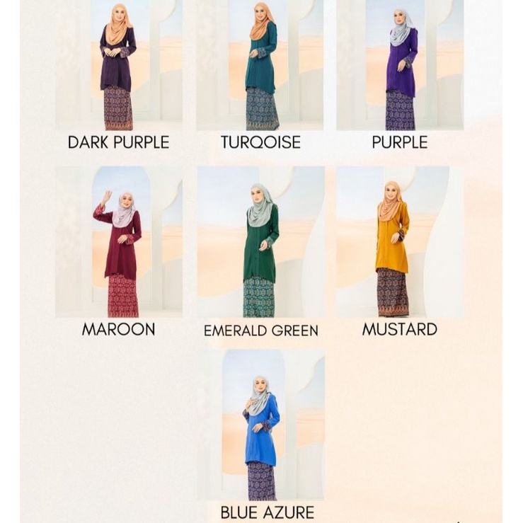 [S-5XL] Maryam Kebarung Batik Baju Kurung Nursing Friendly Plus Size ...