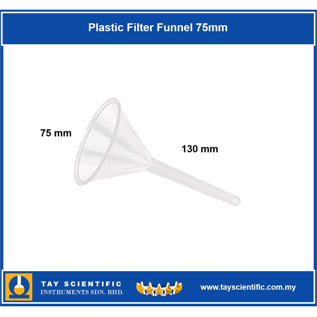 Plastic Filter Funnel 75mm | Shopee Malaysia