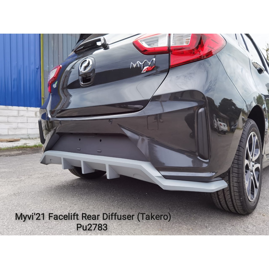 PERODUA MYVI 2022 REAR DIFFUSER V1 | Shopee Malaysia