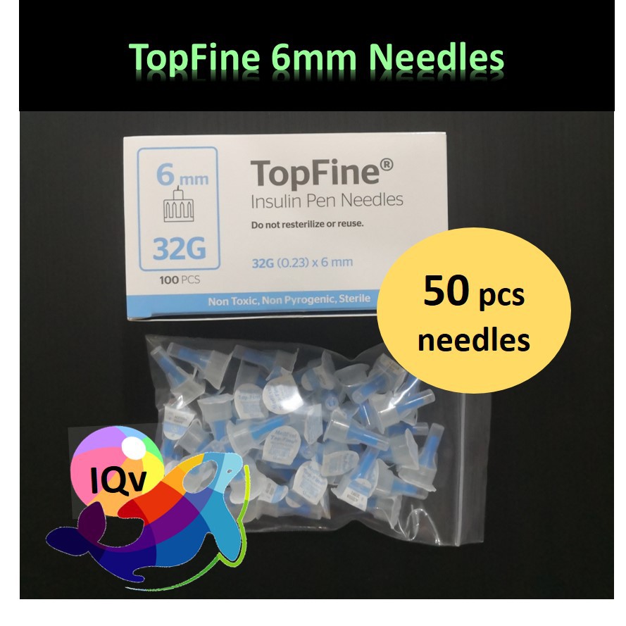 [Best deal]Topfine 6mm Insulin Pen Needle 32G x 50pcs exp: 02/2026 ...