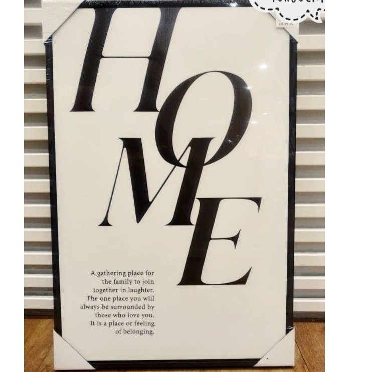 Frame Home( Black and White) Kaison Frame Kata-Kata Motivasi Kaison ...