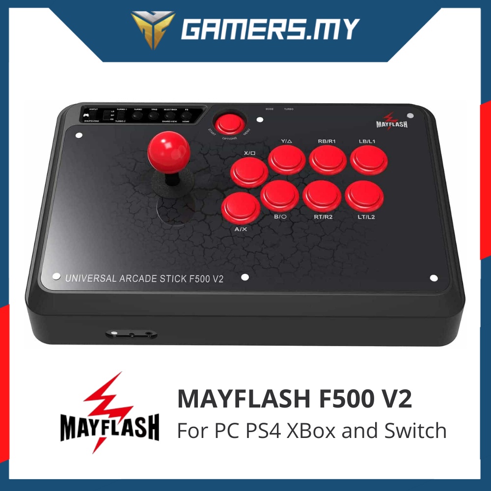 Mayflash F500 V2 Universal Arcade Fightstick - Joystick for PC / PS ...