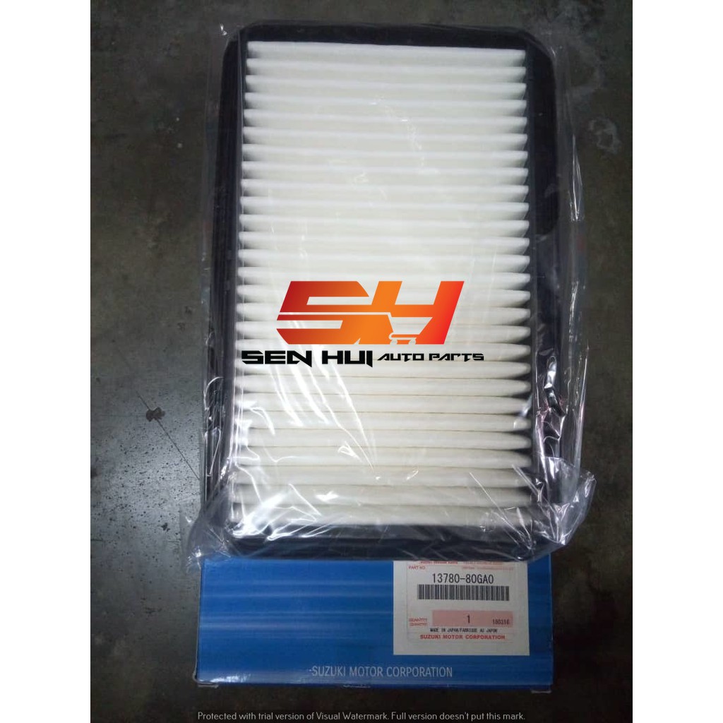Suzuki Ignis / Solio Air Filter 13780-80GA0 Genuine Parts | Shopee Malaysia