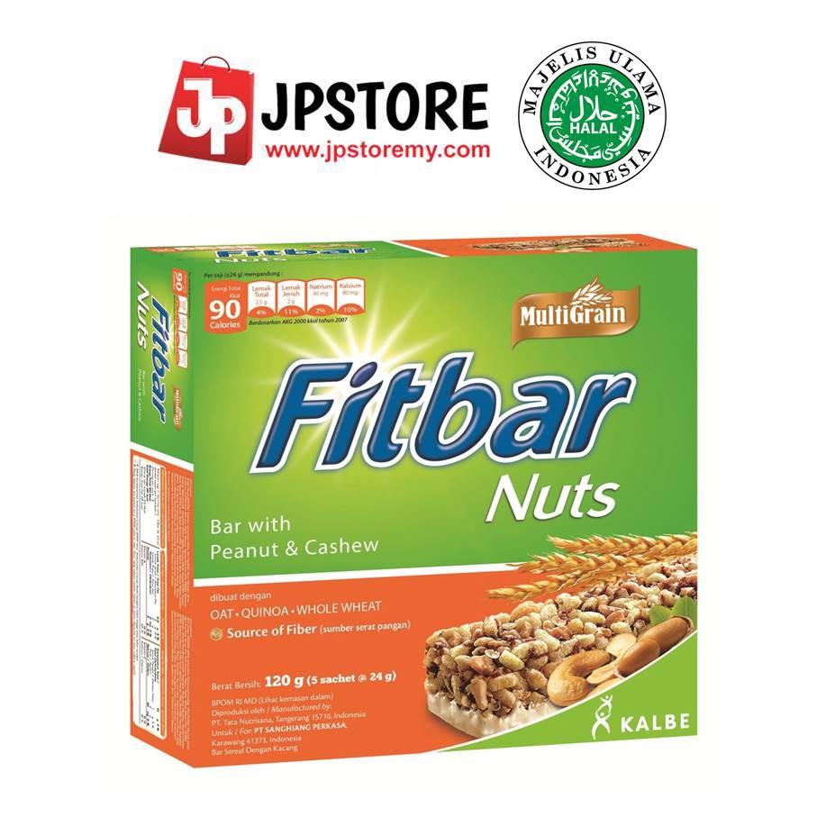 FITBAR NUTS HEALTHY BAR 5x25g EXP: 23/11/2019 | Shopee Malaysia