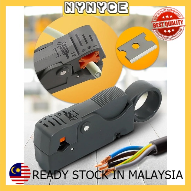 Wayar Automatik Portable Automatic Wire Stripper Cutter Stripper ...