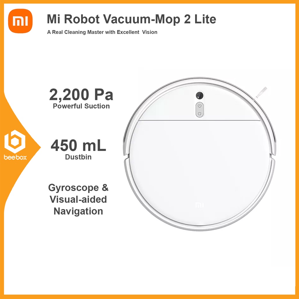 Xiaomi Mi Robot Vacuum-Mop 2 Lite Suction Power 2200Pa | Shopee Malaysia